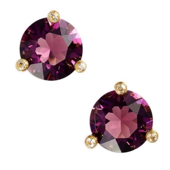 kate spade | Jewelry | New Kate Spade Purple Rise And Shine Stud ...